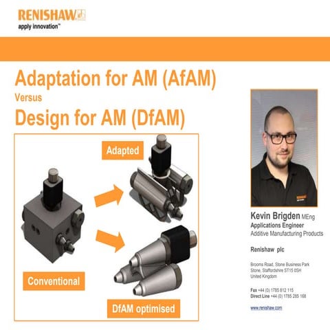 Adaptation for AM versus Design for AM | PPT