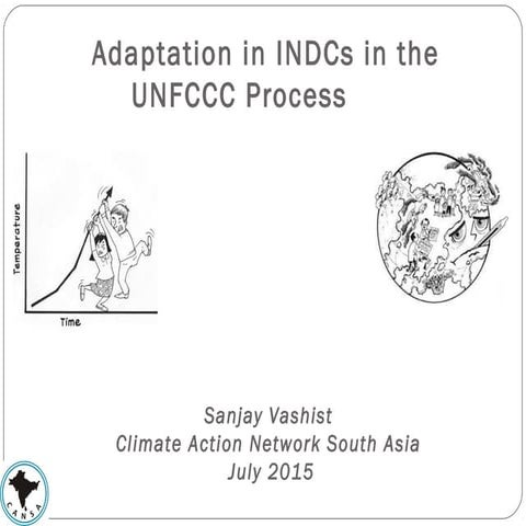 Adaptation in UNFCCC | PPTX