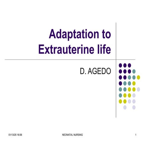 Adaptation to Extra Uterine life ppt.ppt