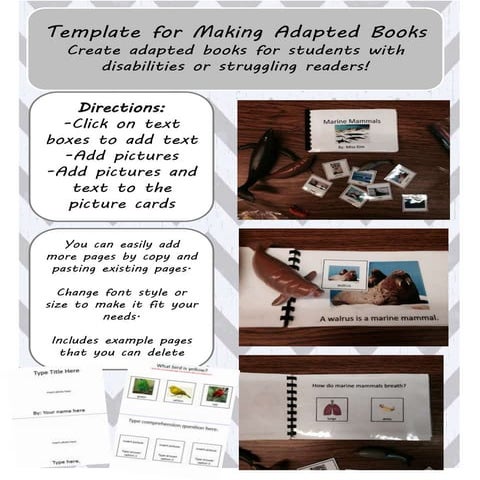 Adapted books template | PPTX