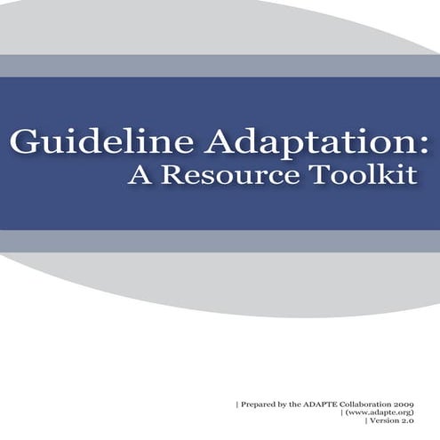 Adapte resource toolkit v2 secured march 2010 | PDF
