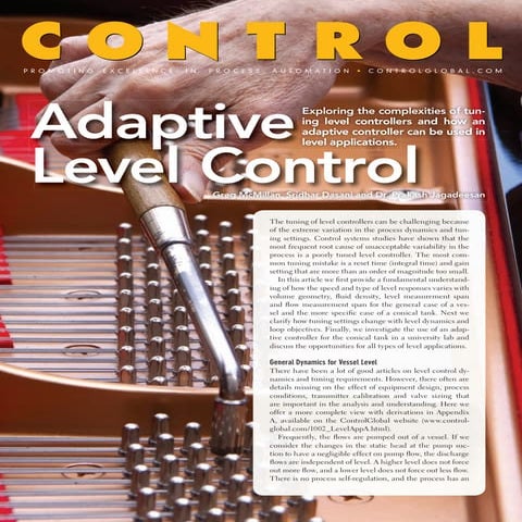 Adaptive level-control | PDF
