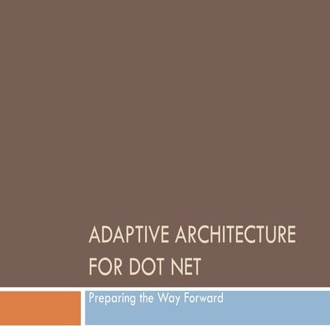 Adaptive Architecture | PPT