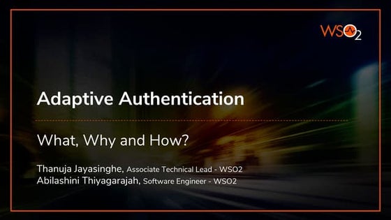 Why Upgrade Your Mfa To Adaptive Authentication Ppt