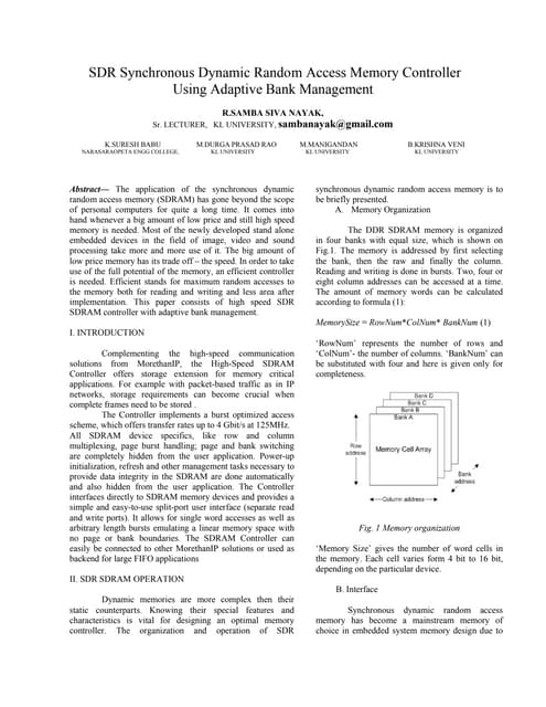 High Bandwidth Memory(HBM) | PPTX