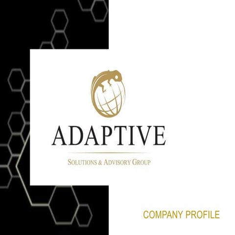 Adaptive Company profile SSOW Europe 2020 | PPTX | Management ...