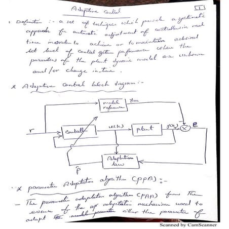 Adaptive control | PDF