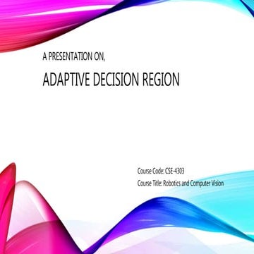 Adaptive decision region | PPTX