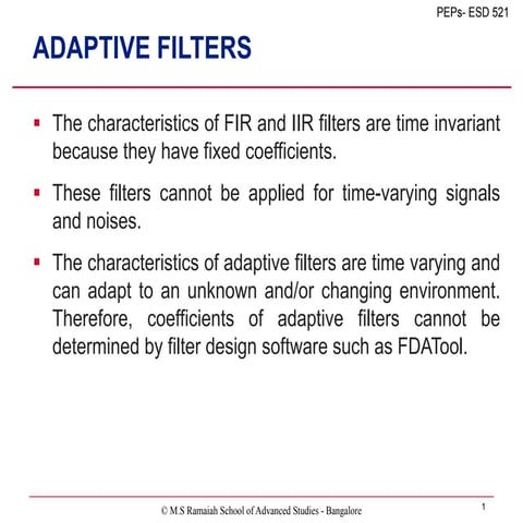 Adaptive Filters.ppt