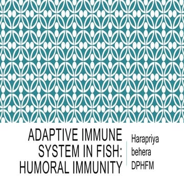 Adaptive humoral immunity | PPTX