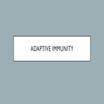 Adaptive immunity of the skin in concise manner | PPTX