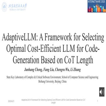 AdaptiveLLM: A Framework for Selecting Optimal Cost-Efficient LLM for Code-Generation Based on ...