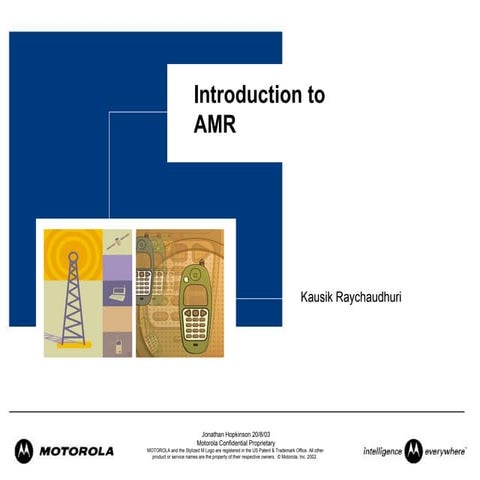 Adaptive multi rate (amr) document | PPT