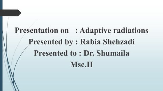 Ecads and ecotypes | PPT