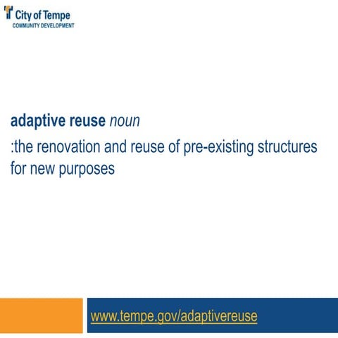 Adaptive reuse | PPTX