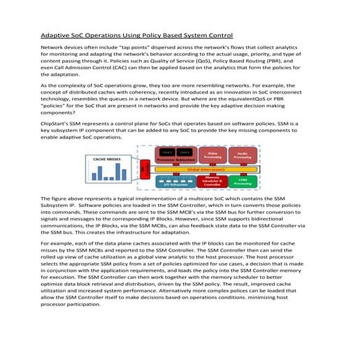 Adaptive SoC Operations Using Policy-Based System Control | DOCX ...