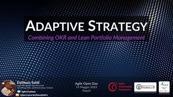 Adaptive Strategy Combinare OKR con Lean Portfolio Management | PDF