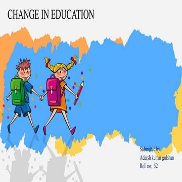 change in education from traditional to modern method | PPT