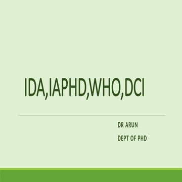 IDA,IAPHD,WHO,DCI-PUBLIC HEALTH DENTISTRY.pptx