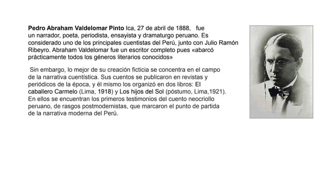 Abraham Valdelomar Original[1] | PPT