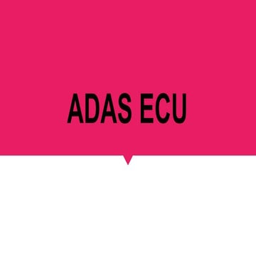 ADAS ECU | PPTX