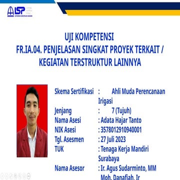 ADATA HAJARTANTO AHLI MUDA PERENCANA IRIGASI.pptx