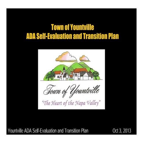 Ada transition plan public meeting power point | PDF
