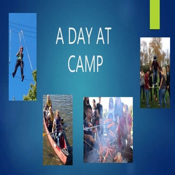 Outdoor camp experience | PPT
