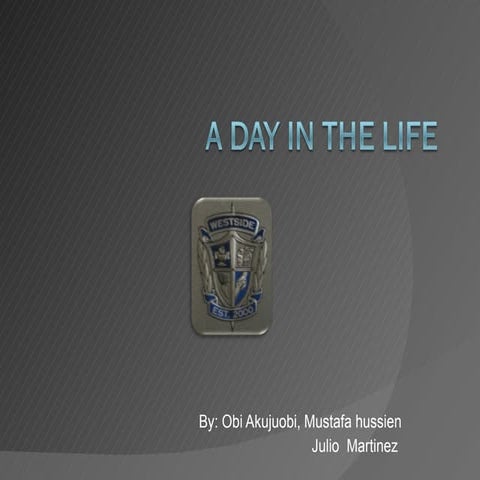 A day in the life | PPT