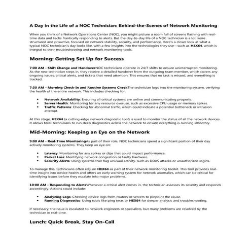 A Day in the Life of a NOC Technician.docx