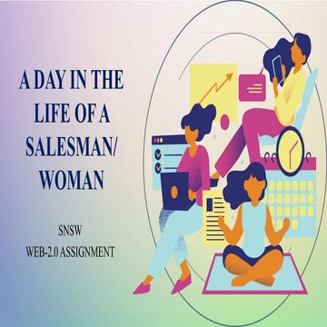 A DAY IN THE LIFE OF A SALESMAN / WOMAN | PPTX