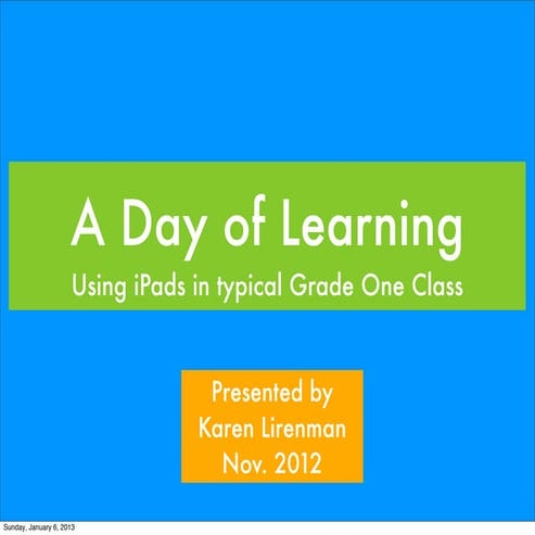 iPad 101 Presentation