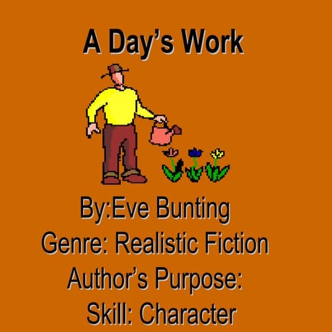A day's work vocabulary | PPT