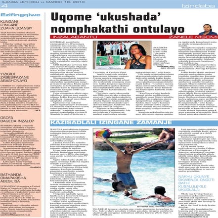Ilanga Story | PDF