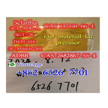 5CLADBA precursor 5CL-ADB apvp adbb precursor 5cl rwa materials 48 ...