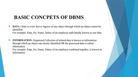 What Is Advance Dbms Introduction To Adbms Pptx Databases Computer Software And Applications
