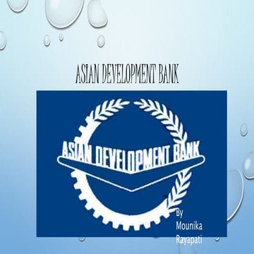 Report on Asian Development Bank | PPTX