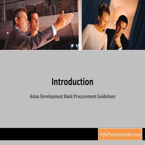 Adb procurement guidelines introduction1 | PPTX