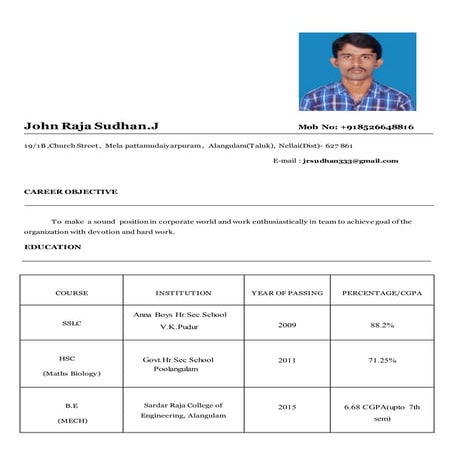 John resume | DOCX