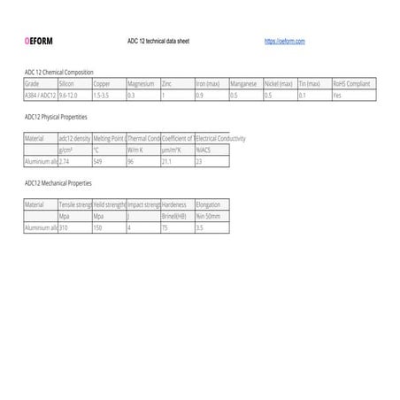 Adc12 a383-ac46000 technical datasheet | PDF