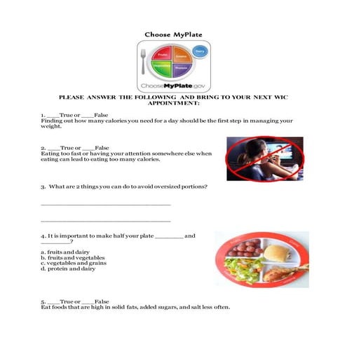 Choose MyPlate ILA | DOCX