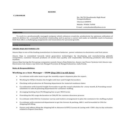 Resume-1 | PDF