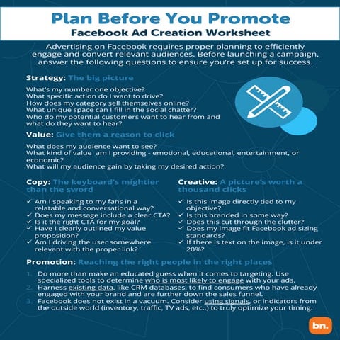 Facebook Ad Creation Worksheet | PDF