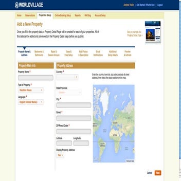 The World Village Property Management System (PMS) - Our Add a Property ...