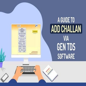 Summary to Add Challan Details Through Gen-TDS Software | PDF