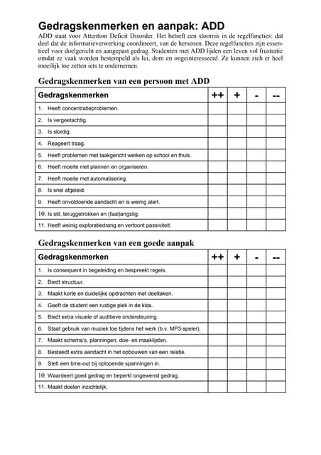 (Normaal) storend gedrag - gedragskenmerken en aanpak