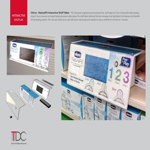 CHICCO - SHELF TALKER INTERACTIVE DISPLAY_lr | PDF