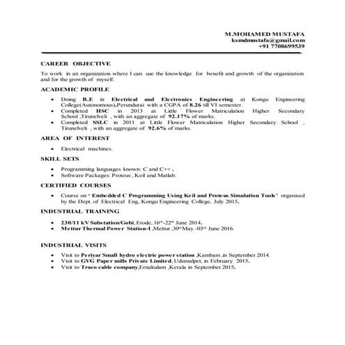 Modified resume | PDF