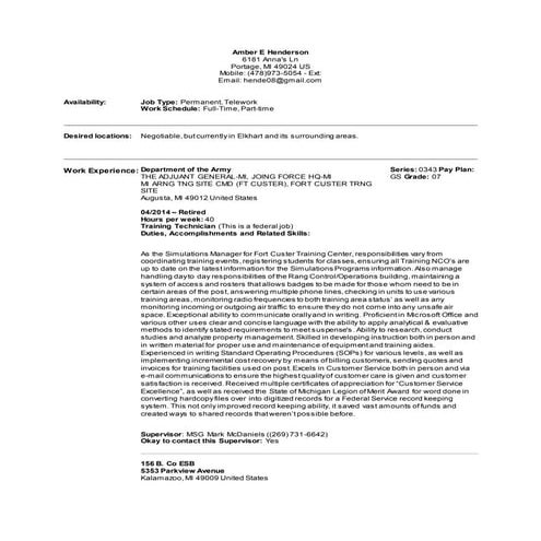 Amanda Gowa- Resume(recent) | PDF