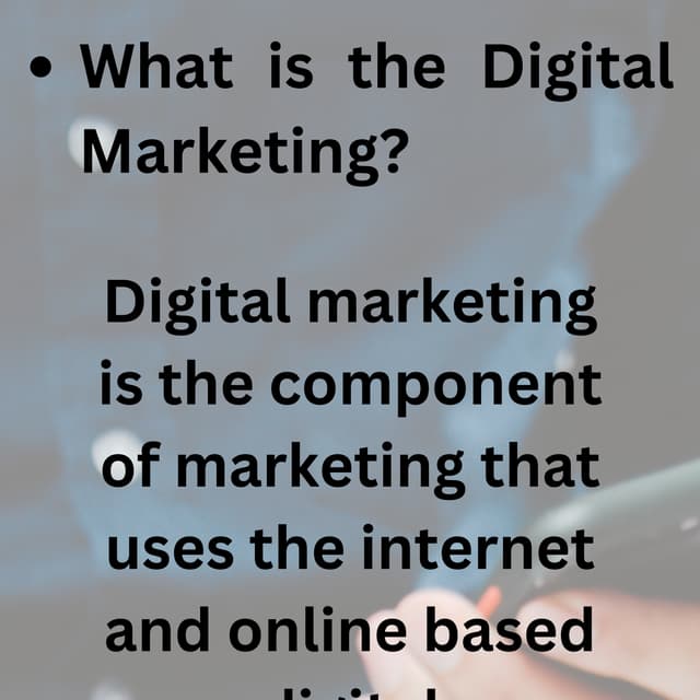 Define digital marketing | PDF